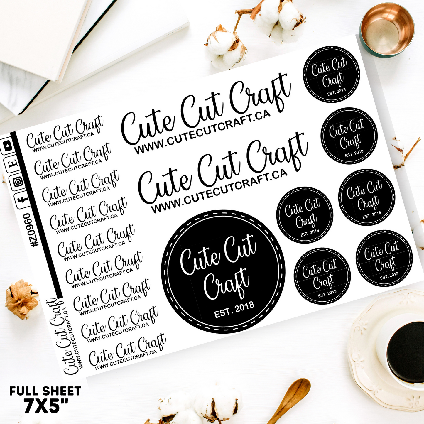 CCC Logo Sheet || Exclusive – Cute Cut Craft